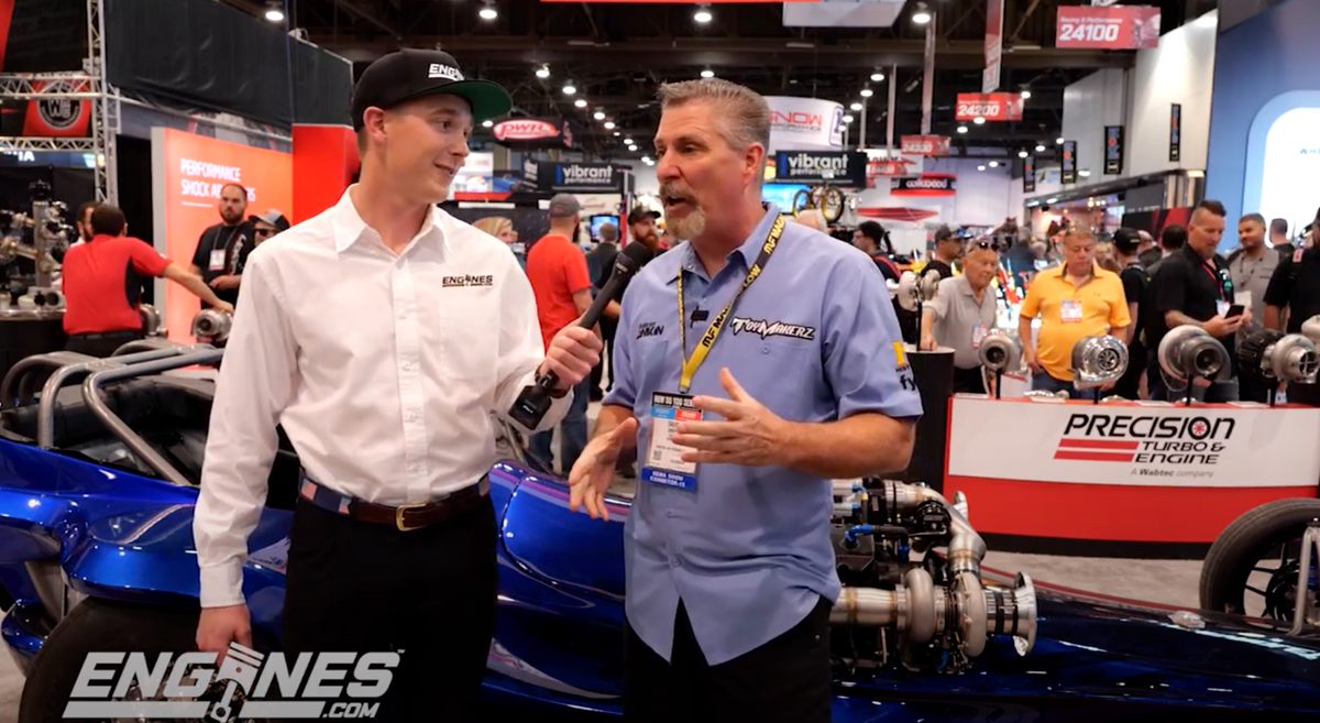 Cabot Bigham gets David Ankin excited at SEMA 2019 – Engines.com