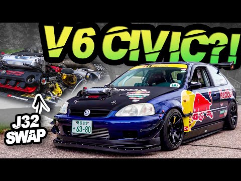 V6 Turbo Civic Hatch?! - 3.2L Honda J32 Swap (PFI Speed Built ...