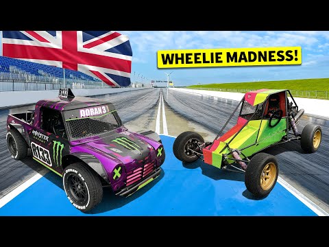 Twin Engine Hayabusa-Powered Austin Mini Pick-Up Drag Races Lightweigh ...