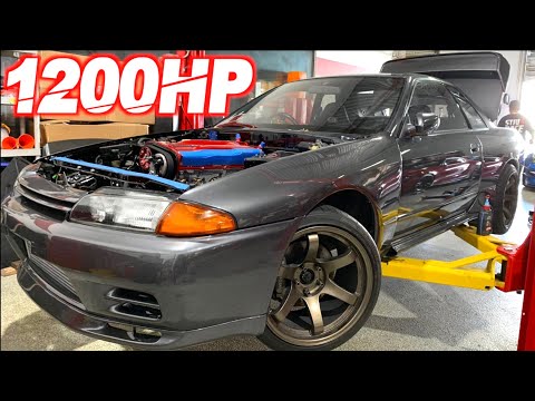 1200HP R32 GTR 3.2L Stroker Engine + PPG Sequential Installation (AWD ...