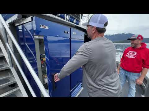 52' ACI Catamaran Walkthrough ft. @live2boat | Quad 500HP Mercury V12 ...