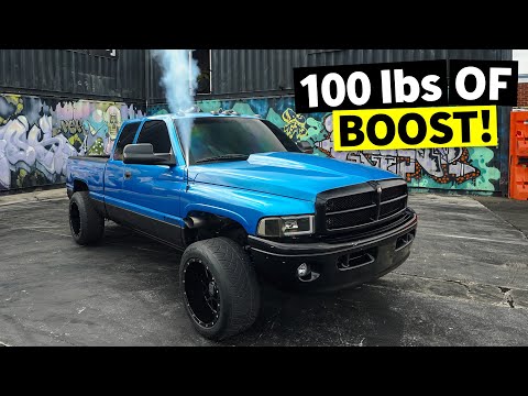 1100hp and 100lbs of Boost on a Cummins Turbo Diesel Dodge Ram ...