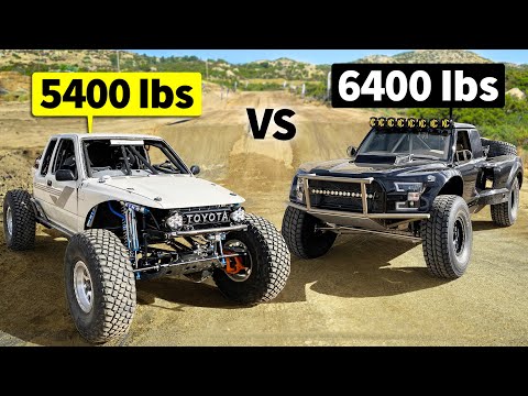 LS7-swapped Ultra4 Toyota vs Ford Ranger Luxury Prerunner // THIS vs T ...