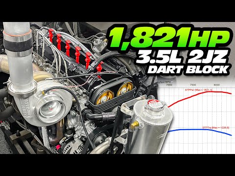 New Era of the 2JZ?! 1821HP 3.5L 2JZ Dart Block! (FIRST Real World Tes ...